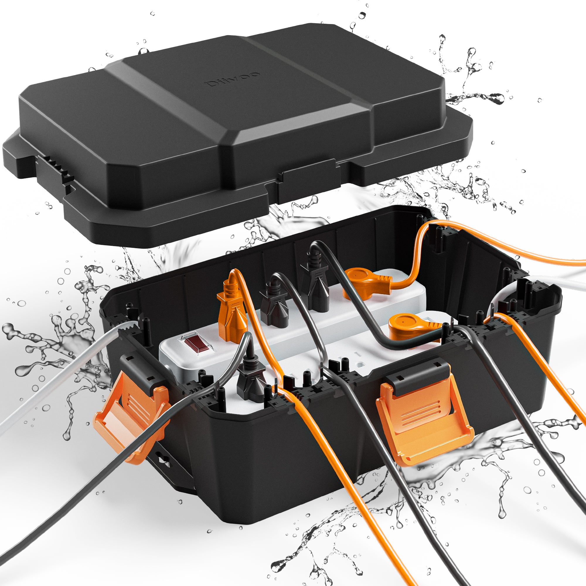 Diivoo Large Outdoor Electrical Box IP54 Waterproof 13.58"D x 9.65"W x